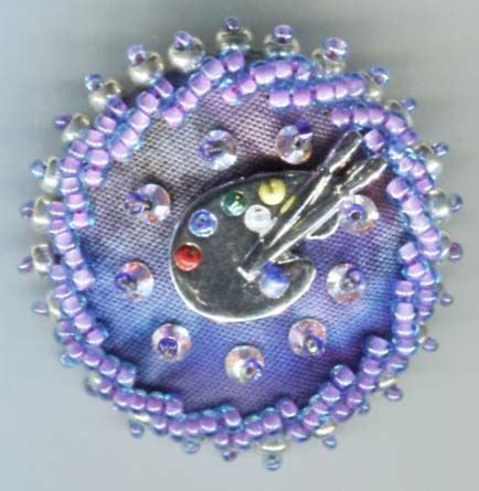Commissioned Studio Buttons by Beader and Enamelist Karen L. Cohen