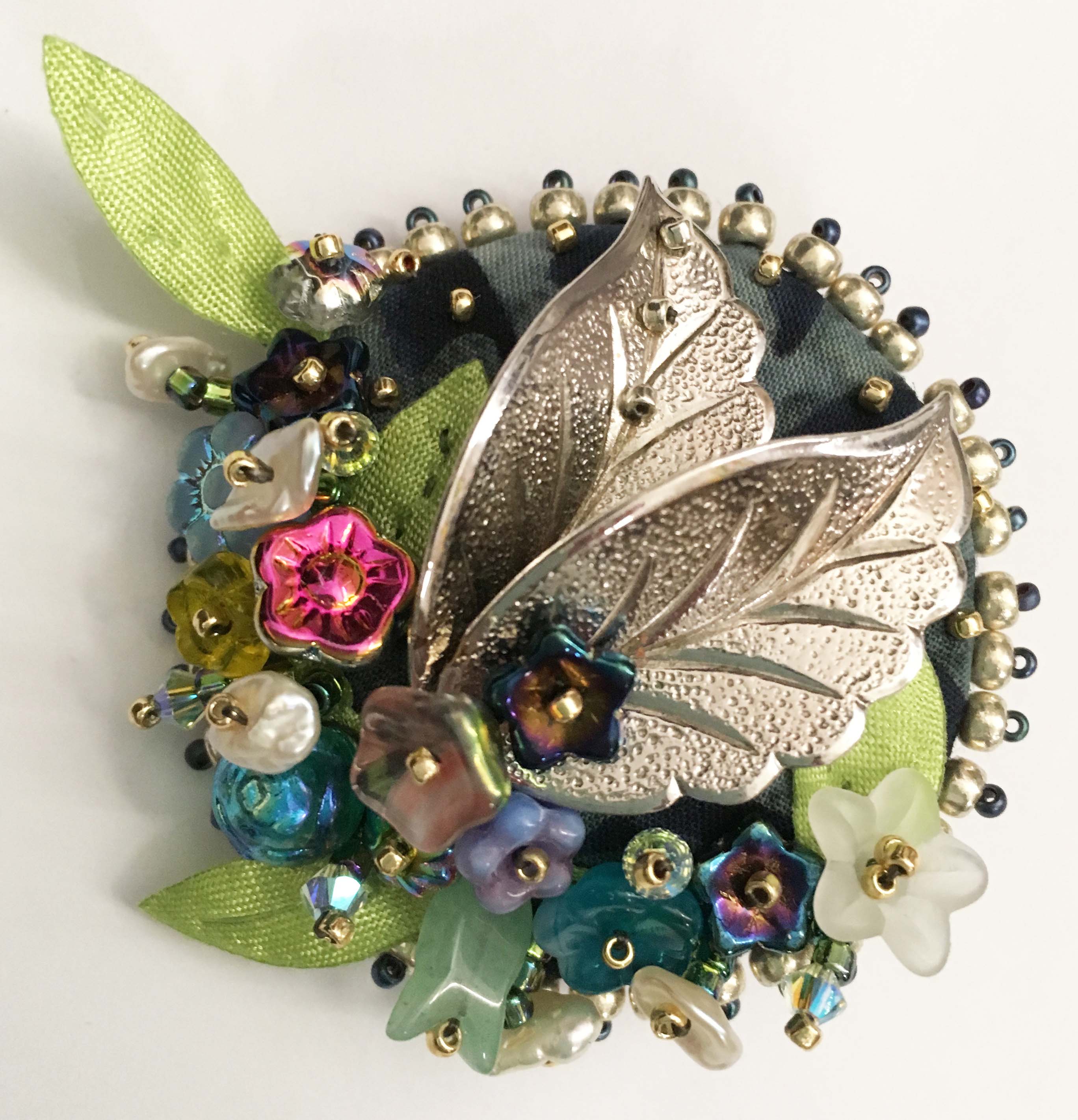 Commissioned Studio Buttons by Beader and Enamelist Karen L. Cohen