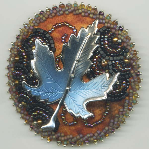 Commissioned Studio Buttons by Beader and Enamelist Karen L. Cohen